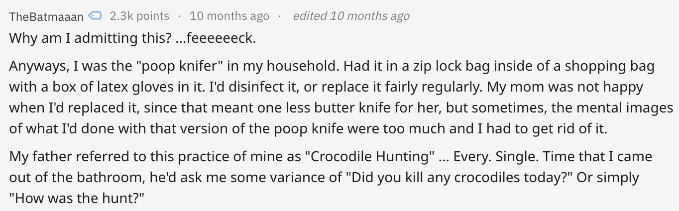 The Secret Poop Tool Lurking in the Family Bathroom