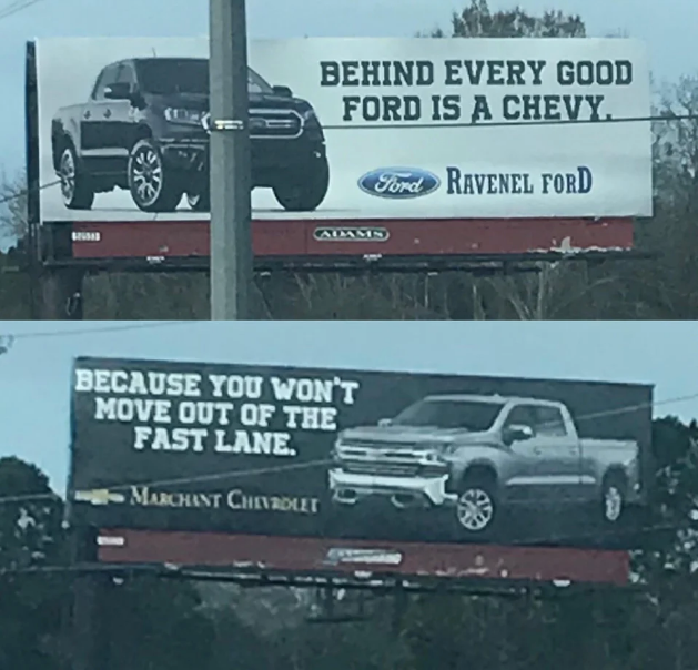 There’s a Hilarious Ongoing Meme War Between Ford and Chevy Truck Owners
