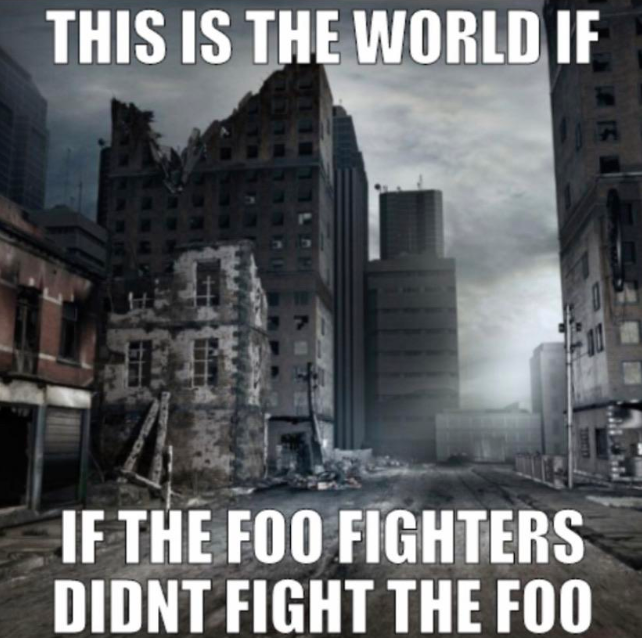 Thank the Foo Fighters for Keeping Us Safe From Foo