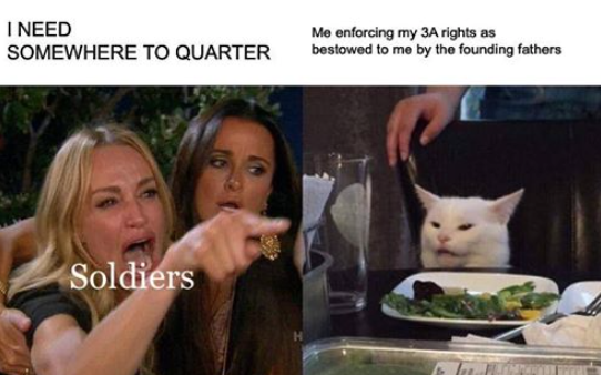3rd Amendment Memes: The Third Amendment Gang Is Having a Moment