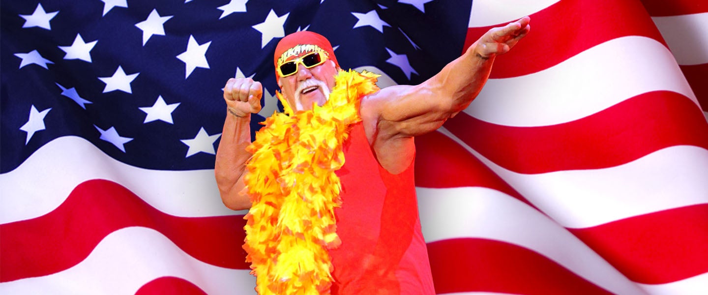 Hulk Hogan American Flag