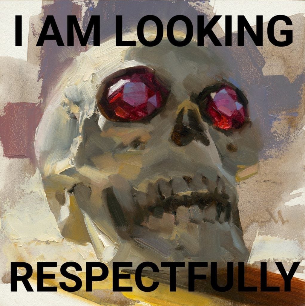 'Looking Respectfully' Meme: Every Dignified Simp Knows the Art