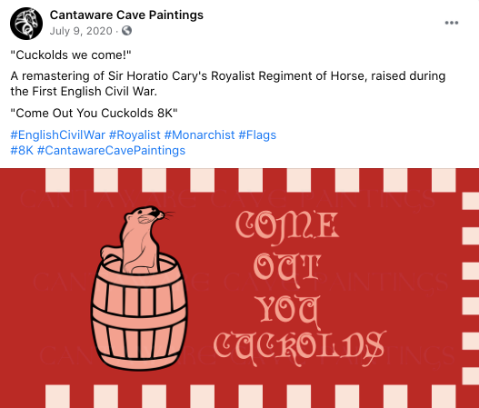 The Viral Battle Flags of 17th-Century Cuck History