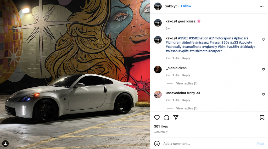 The Car Fanatics Who Make Instagram Accounts Just for Their Rides