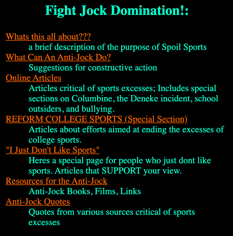 Born Out of Columbine, Where Is the Anti-Jock Movement Now?