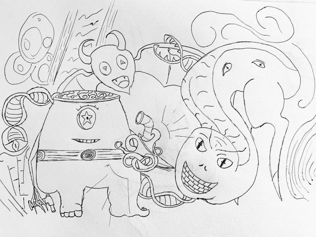DMT Visuals: Sketches and Drawings from DMT Users of Their Trips
