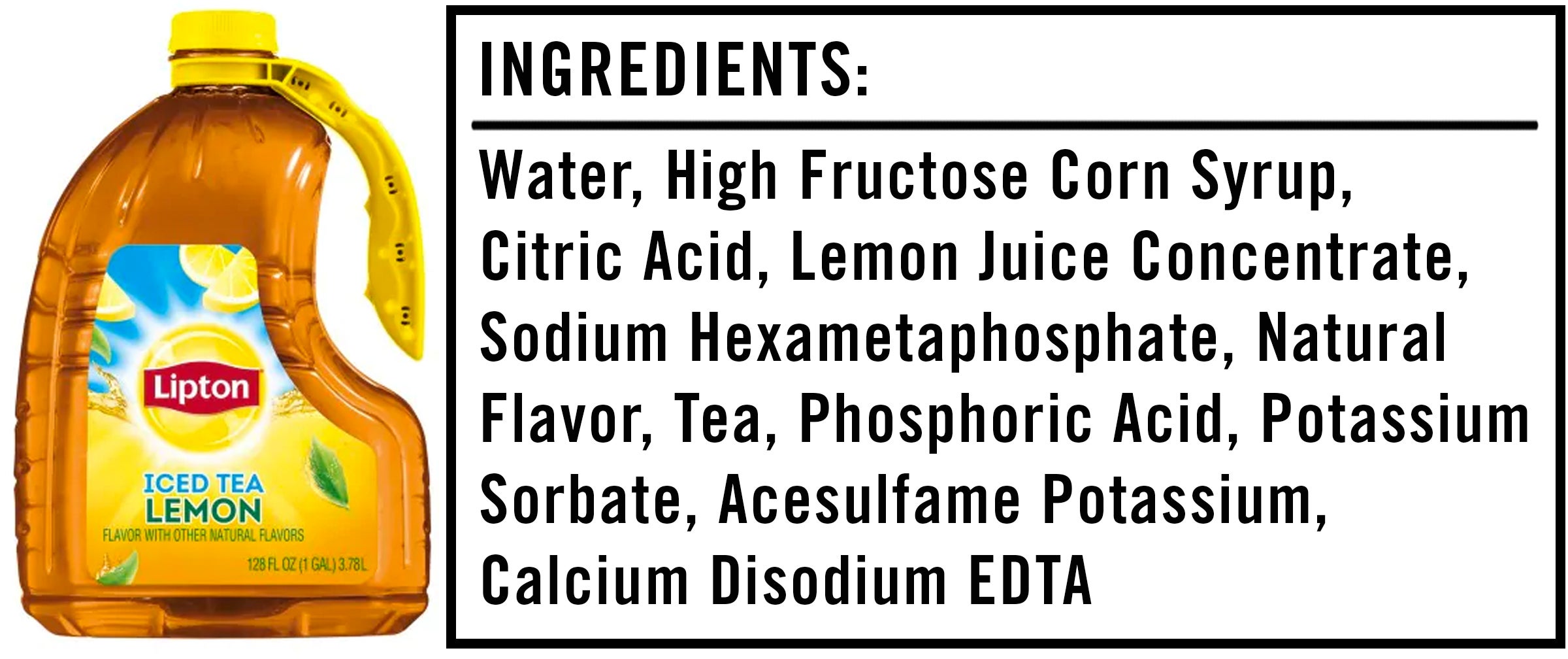 Lipton Iced Tea Nutritional Value At Paula Aiken Blog