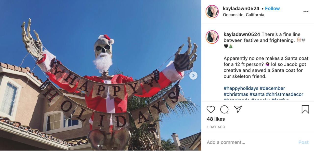 Home Depot 12-Foot Skeleton Is Now a Christmas Miracle
