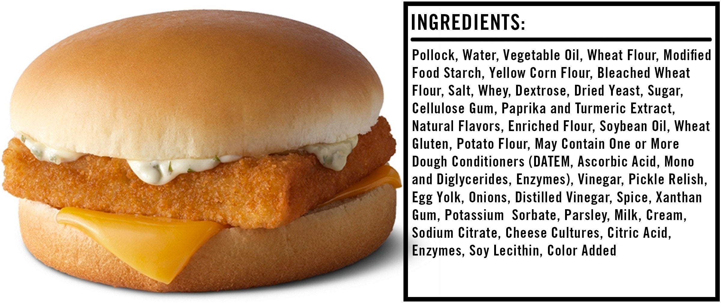 Filet O Fish Ingredients What s In The McDonald s Filet O Fish Filet O Fish Ingredients What s In The McDonald s Filet O Fish