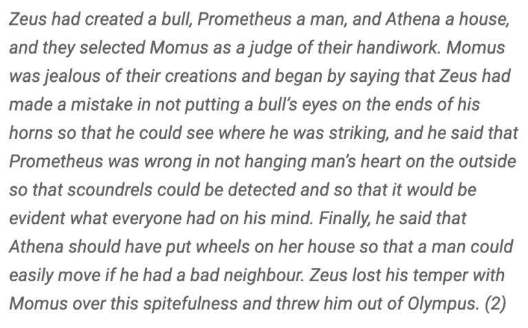 What the Greek God Momus Can Teach Us About Trolling