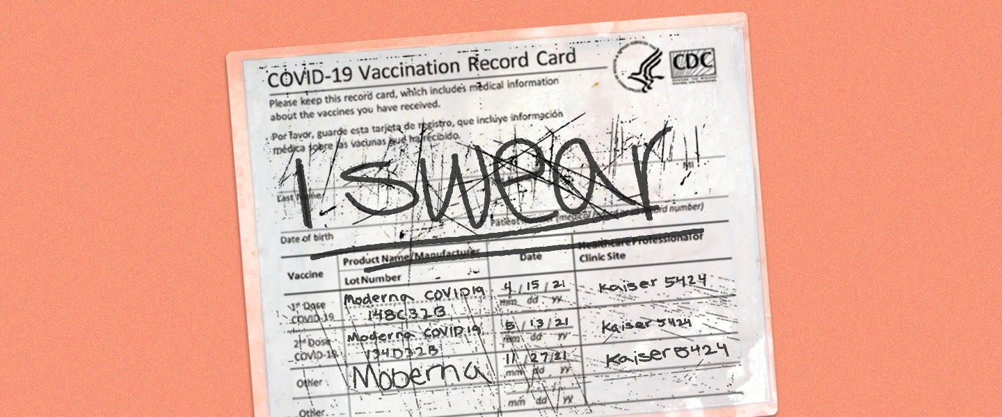 Laminate Vaccine Card: With the Booster Shot Coming, What Now?