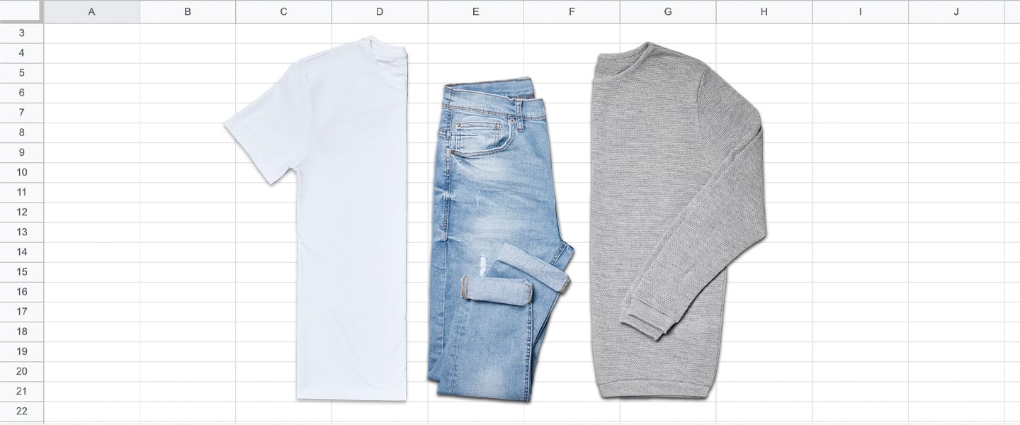 The Guys Who Swear by Tracking Their Outfits Via Spreadsheet